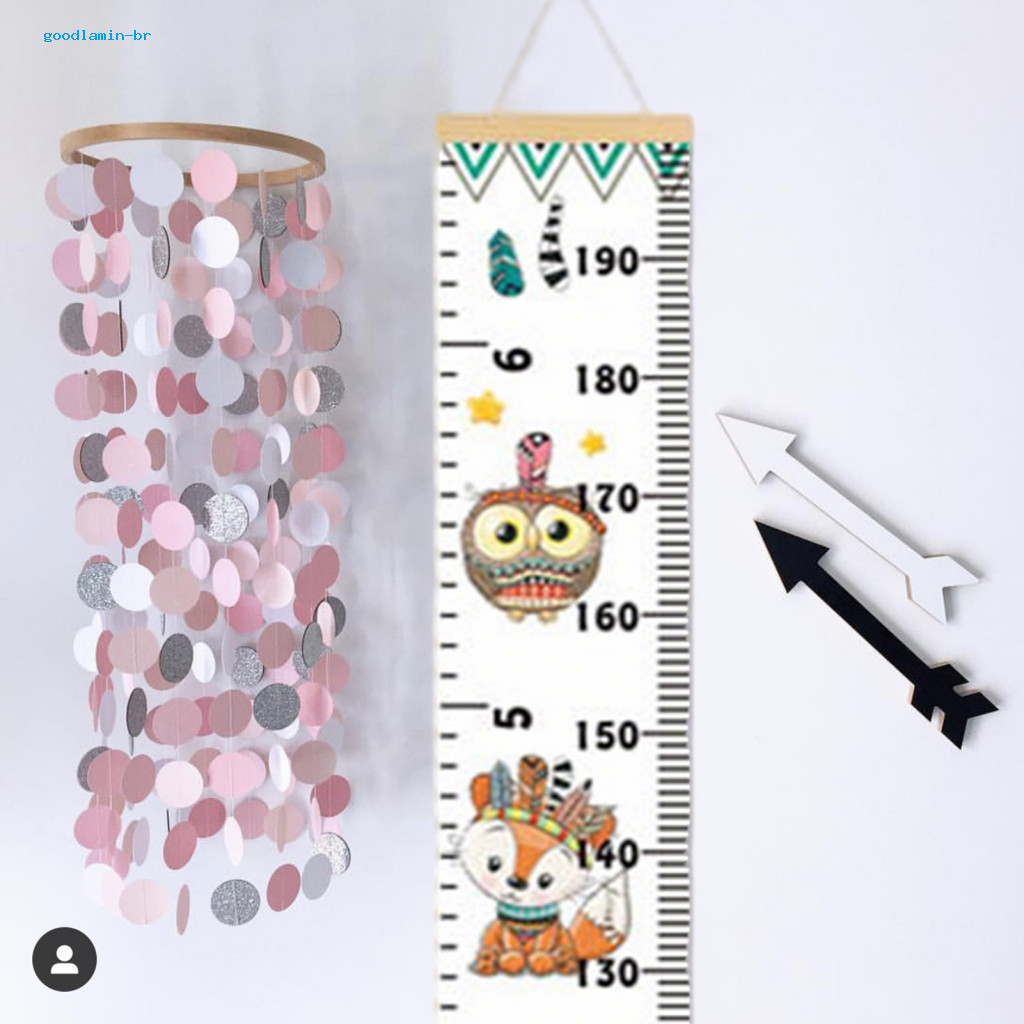 Children Height Ruler Kids Height Recording Chart Adorable Cartoon Kids ...