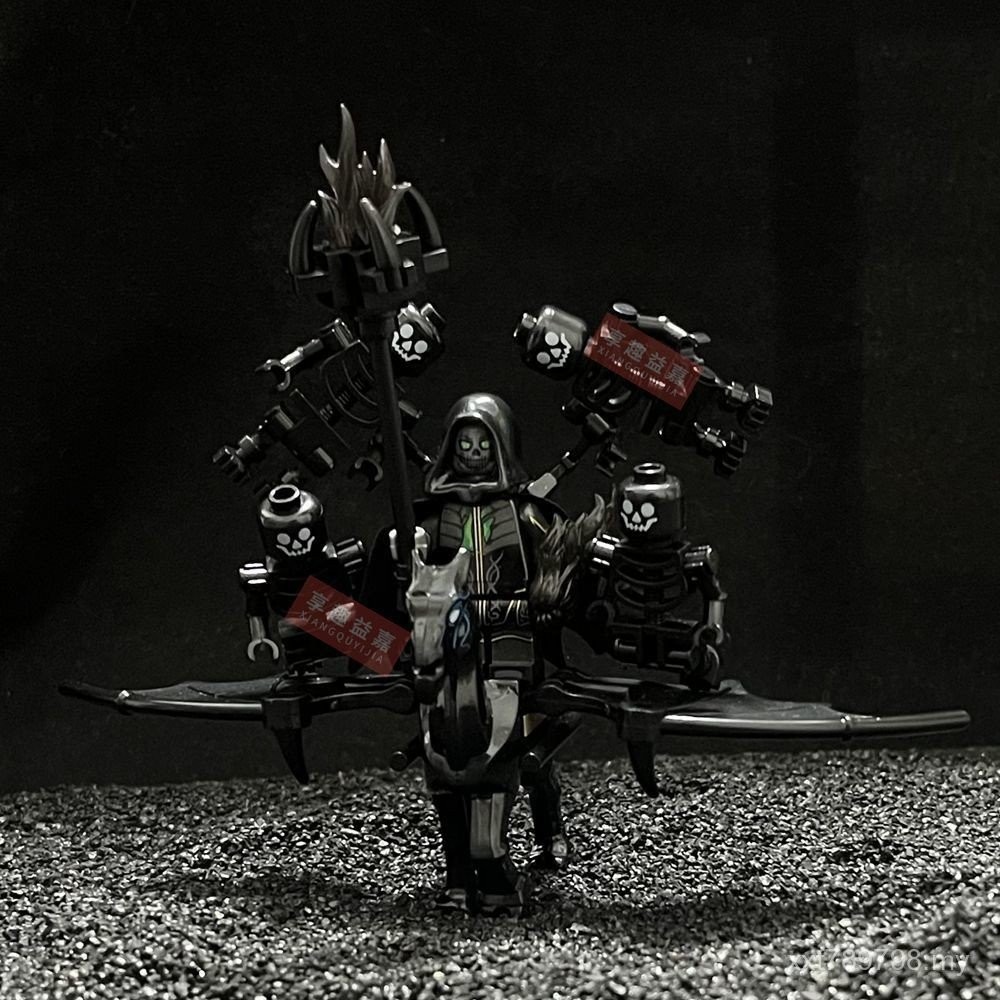 Building Blocks Minifigures Dead Skeleton Mage Knight Third Party ...