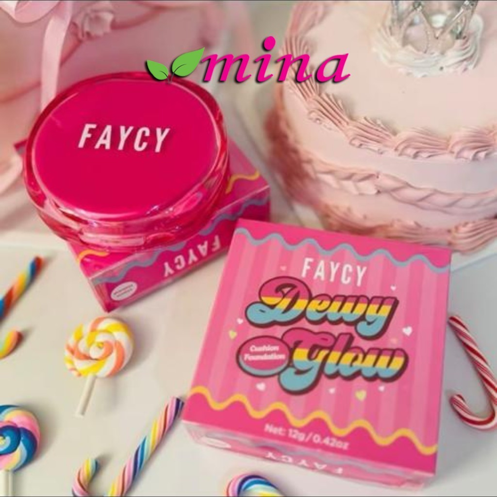 FAYCY Cushion Foundation 12gm Bedak Asas Muka Fair Makeup Natural Dewy ...