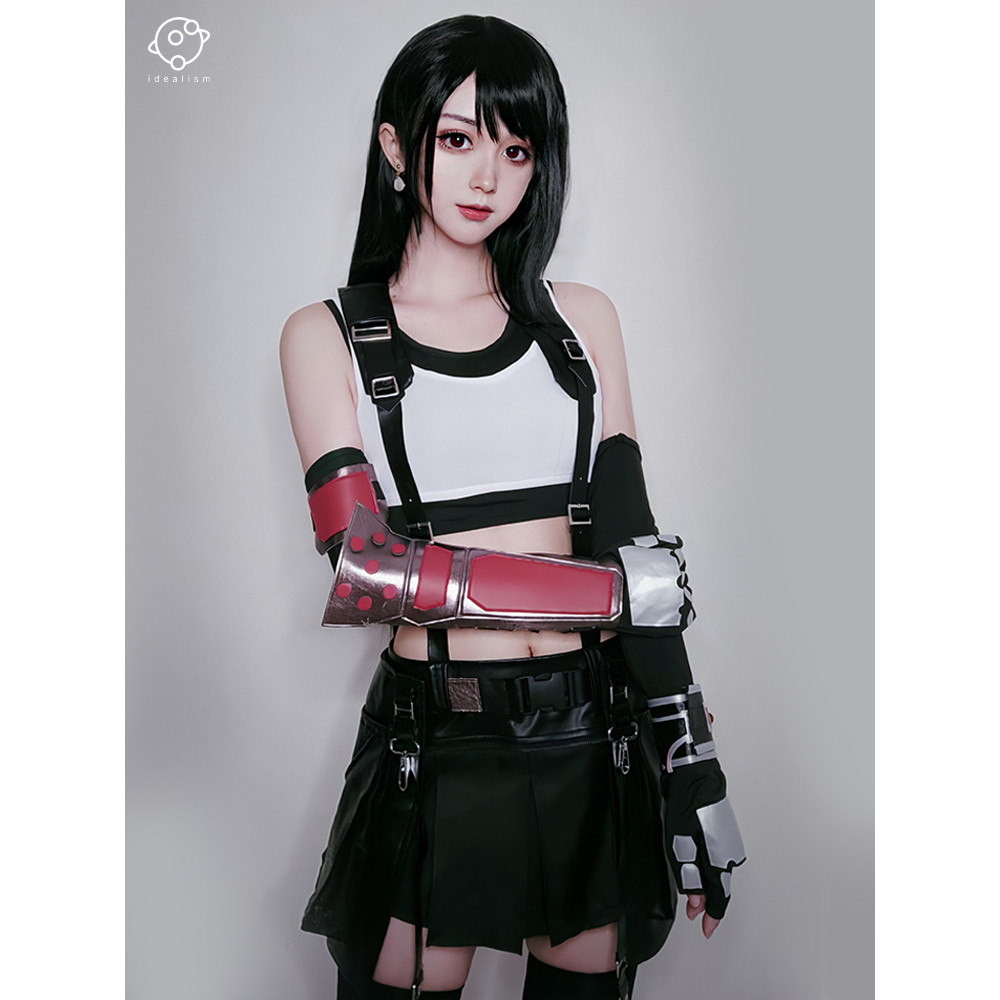 Ideal Final Fantasy 7: Remake Version Tifa cos Clothing Full Vest ...