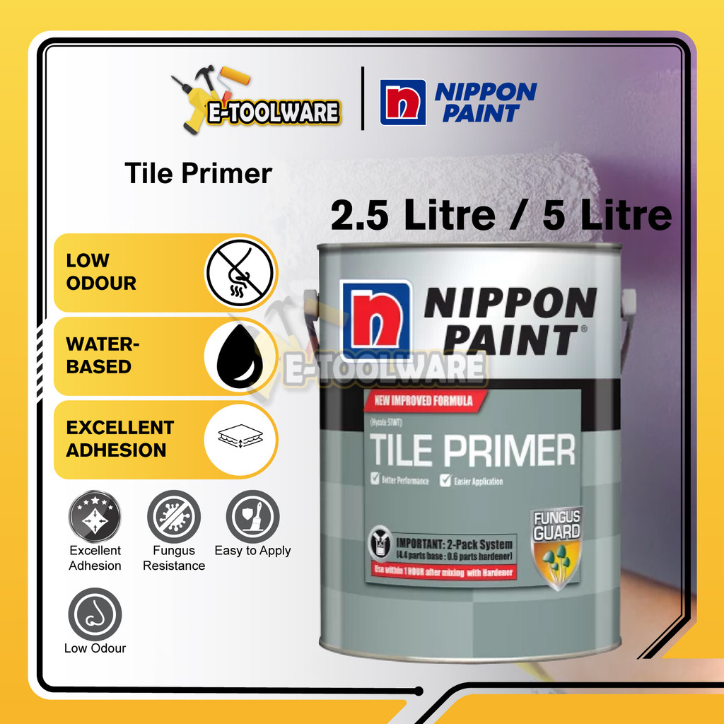 Nippon Paint Tile Primer Two Component Water Thinned Epoxy Primer ...