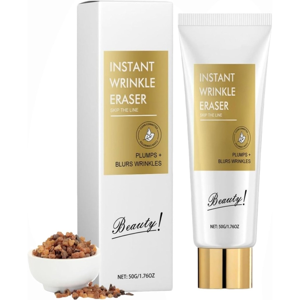 Skips the Line Crème Effaceur De Rides Instantané,Sérum Anti-Rides ...