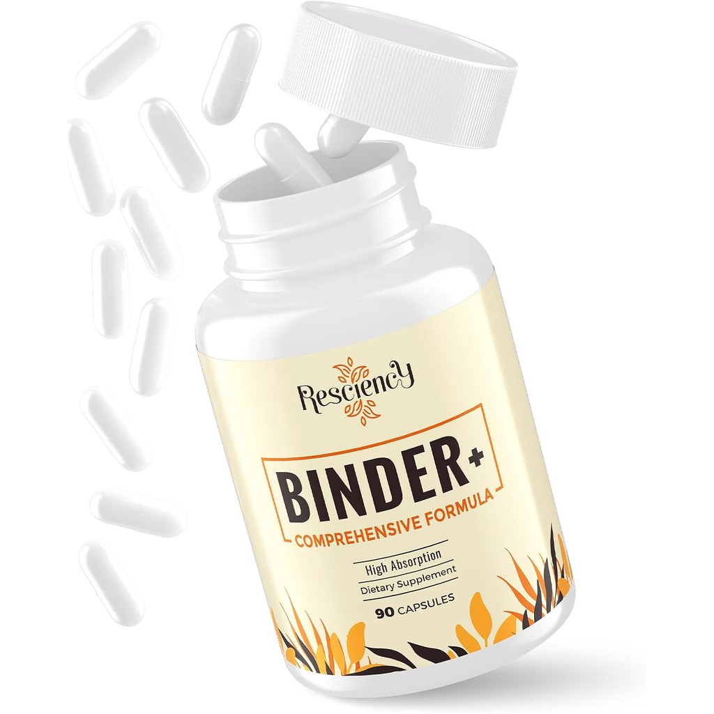 Detox Binder Supplement - Zeolite, Activated Charcoal, Bentonite Clay ...