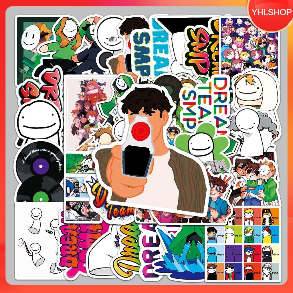 50 Types Of Dream Smp cartoon game Minecraft Sticker | Shopee Malaysia