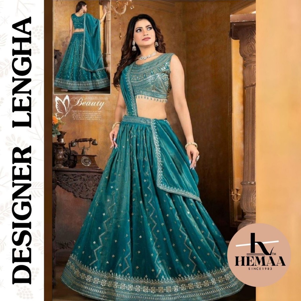 Designer lengha premium quality | Bollywood lengha | Shopee Malaysia