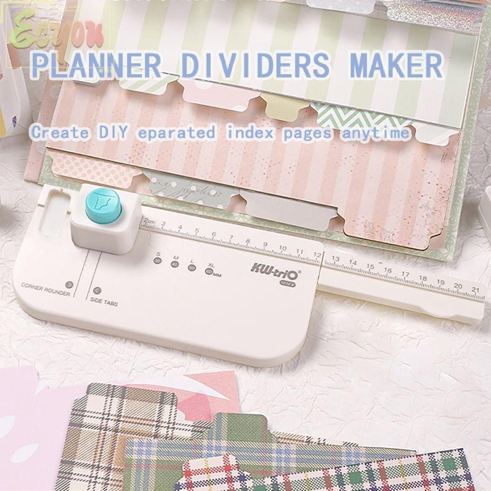 ECYOU Separator Page Creation Board, Label Punching DIY Bookmark Index ...