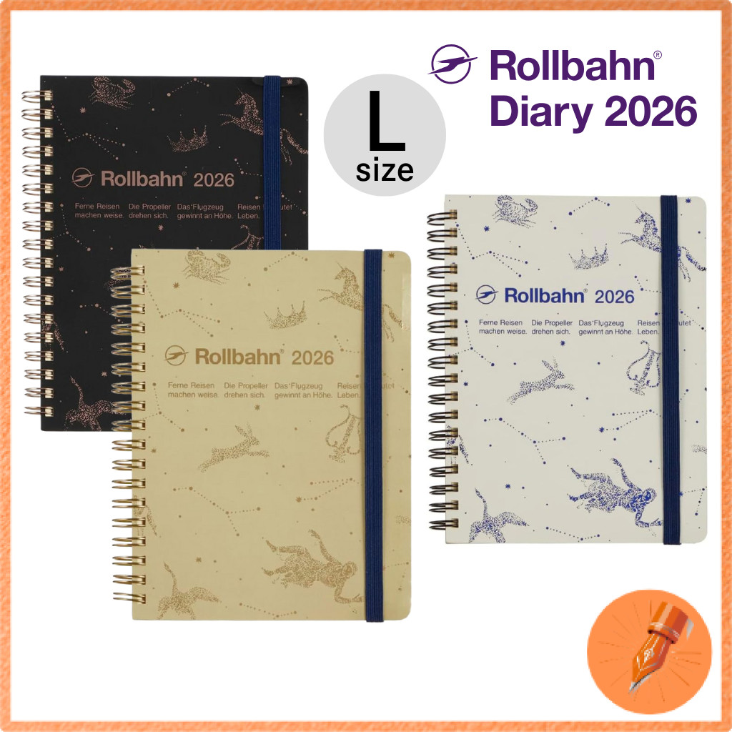 DELFONICS 2026 Planner Rollbahn Diary Talaria L Monthly Schedule Book | Shopee Malaysia
