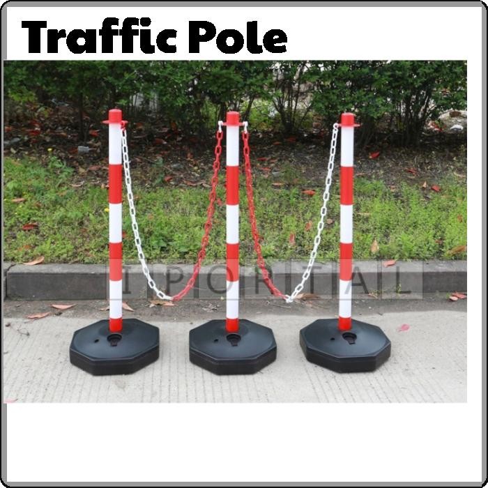 85cm Flexible Safety Column Traffic Parking Cone Pole Road Water Base ...