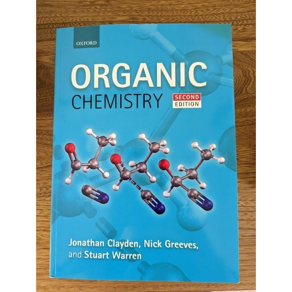 SELL Organic Chemistry 2nd Second Edition by Jonathan Clayden S ...