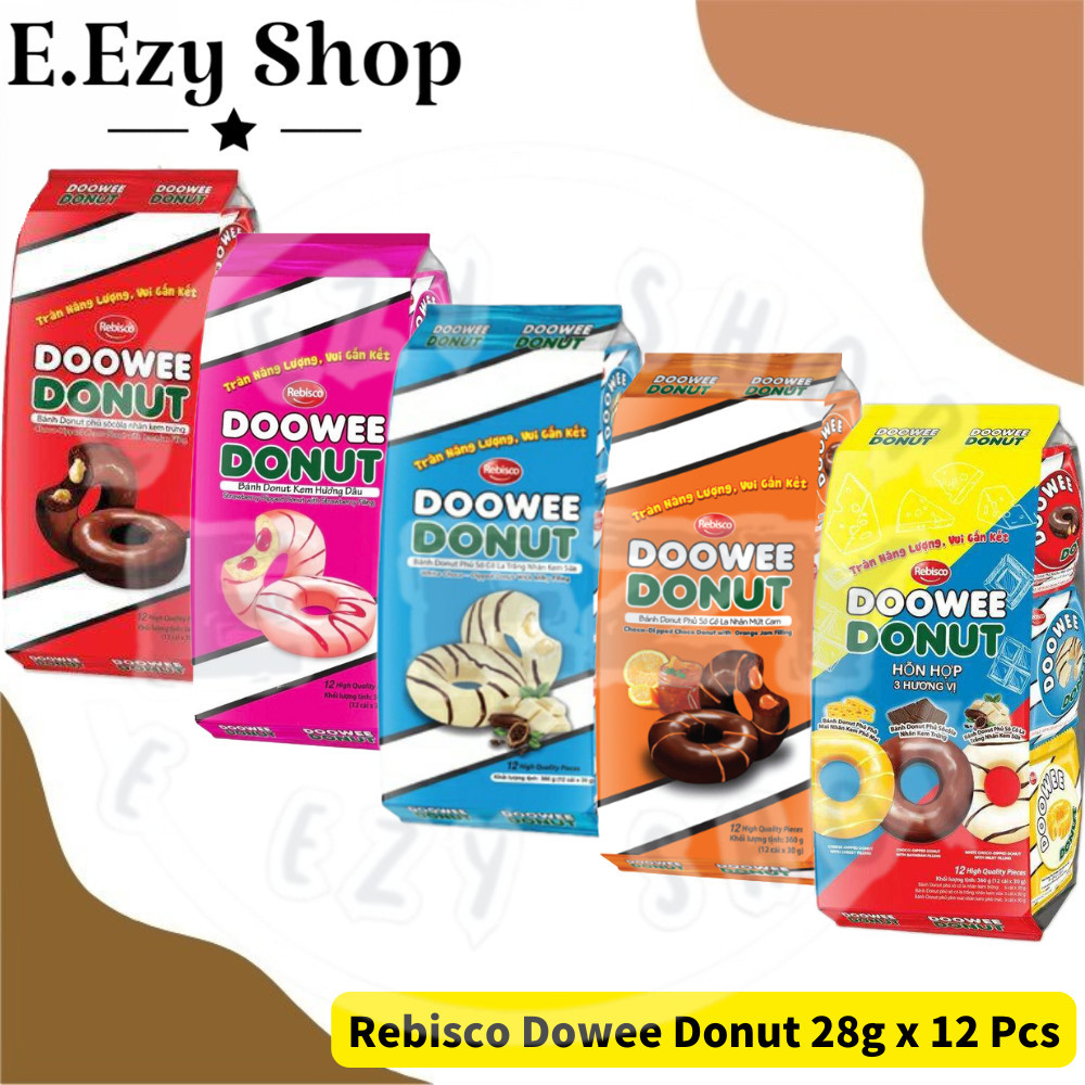 Rebisco Doowee Donut 28g x 12 pcs | Shopee Malaysia