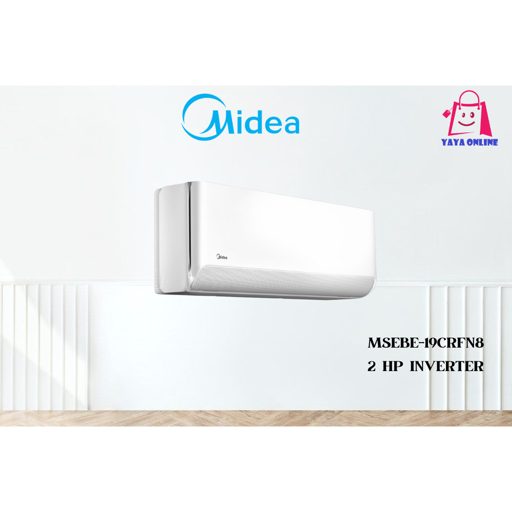 MIDEA 2.0HP MSEBE-19CRFN8 BREEZELESS E R32 INVERTER AIR CONDITIONER ...