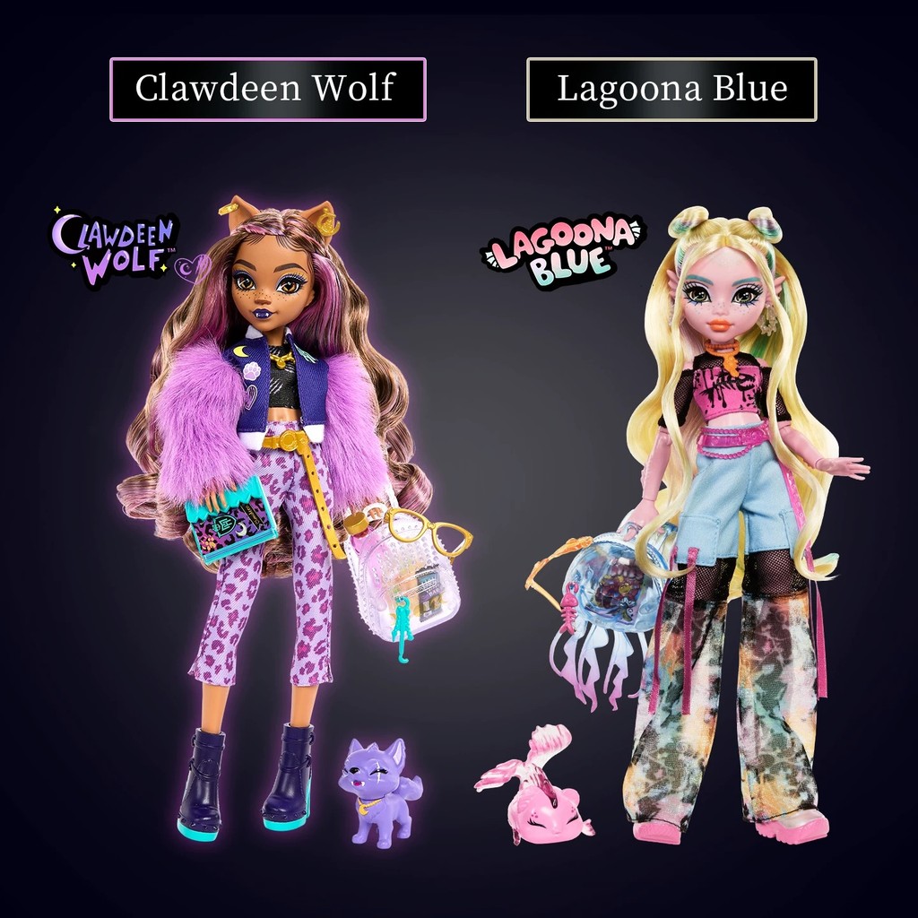 2025 Mattel Monster High Toy, Draculaura Clawdeen Wolf Cleo De Nile ...
