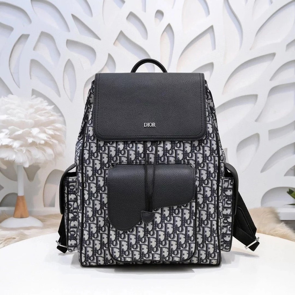Dior Dior New Style Ready Stock Saddle Backpack School Bag Backpack ...