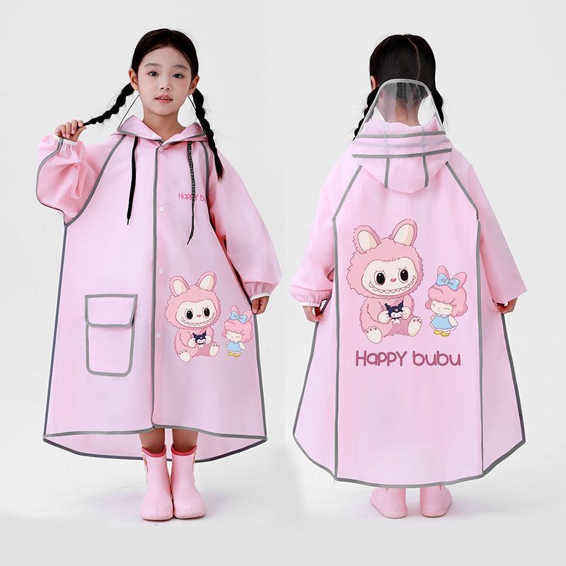 Children Raincoat Full Body Waterproof Poncho Kindergarten Elementary ...