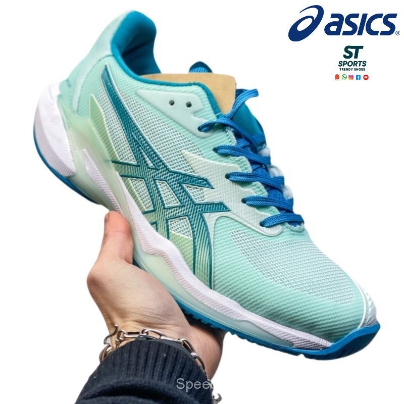 ASICS SOLUTION SPEED FF 3 model sendi kasut sukan yang stabil dan ...