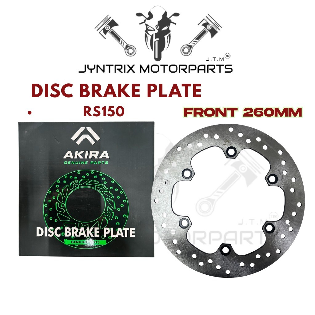 AKIRA DISC BRAKE FRONT/REAR 190MM 220MM 256MM 260MM RS150 RSX VARIO ...