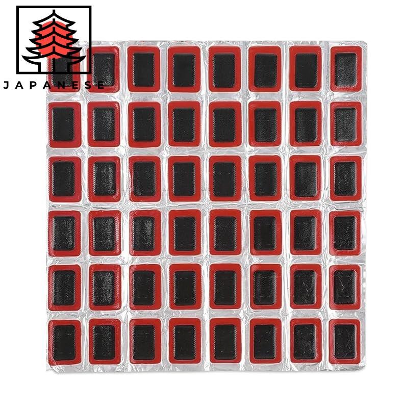 【Direct from JP】Bicycle Tire Patch 48-Piece Set - Puncture Repair Patch ...