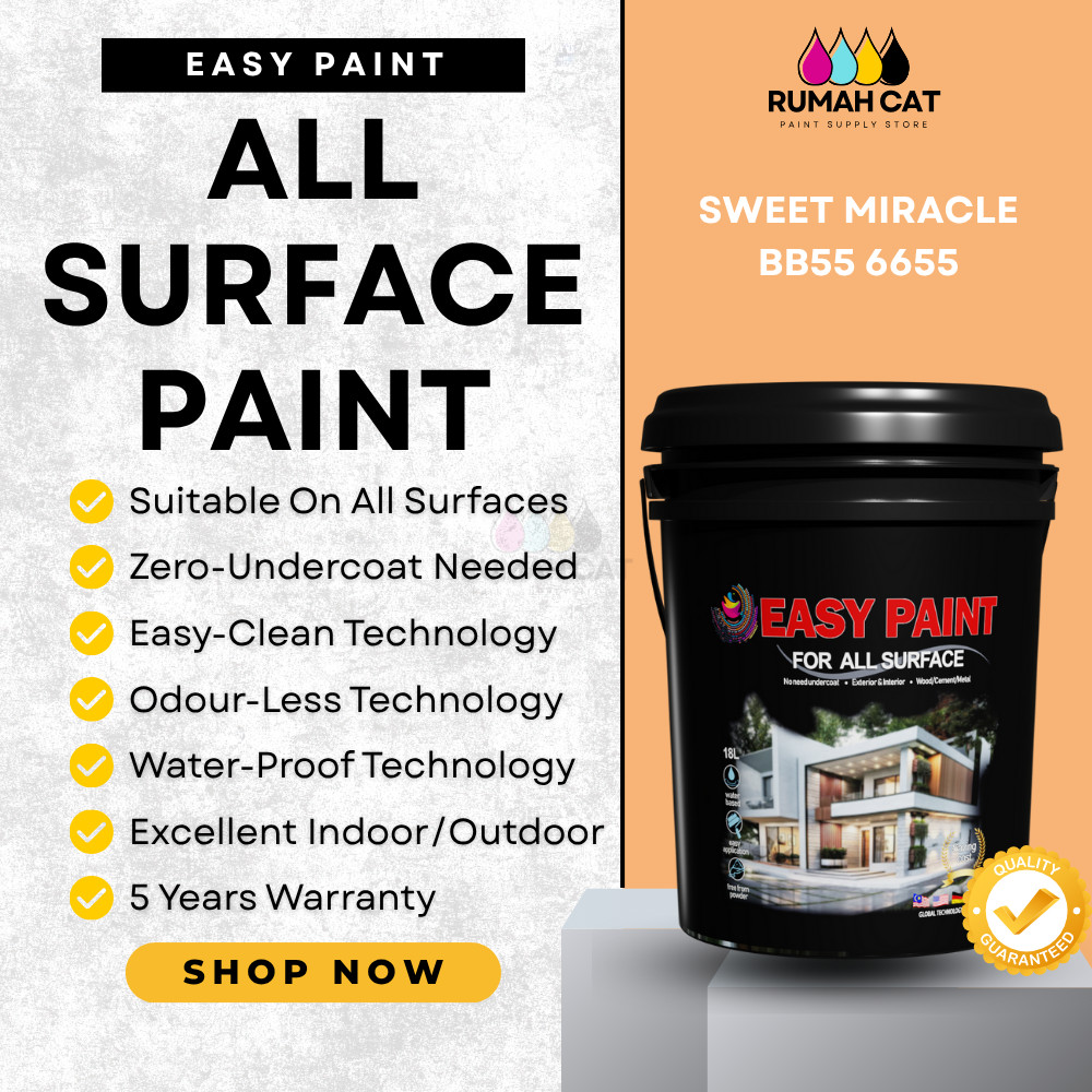 18 Liters Easy Paint All Surface Paint - SPEED BEAST CC55 7755 ...
