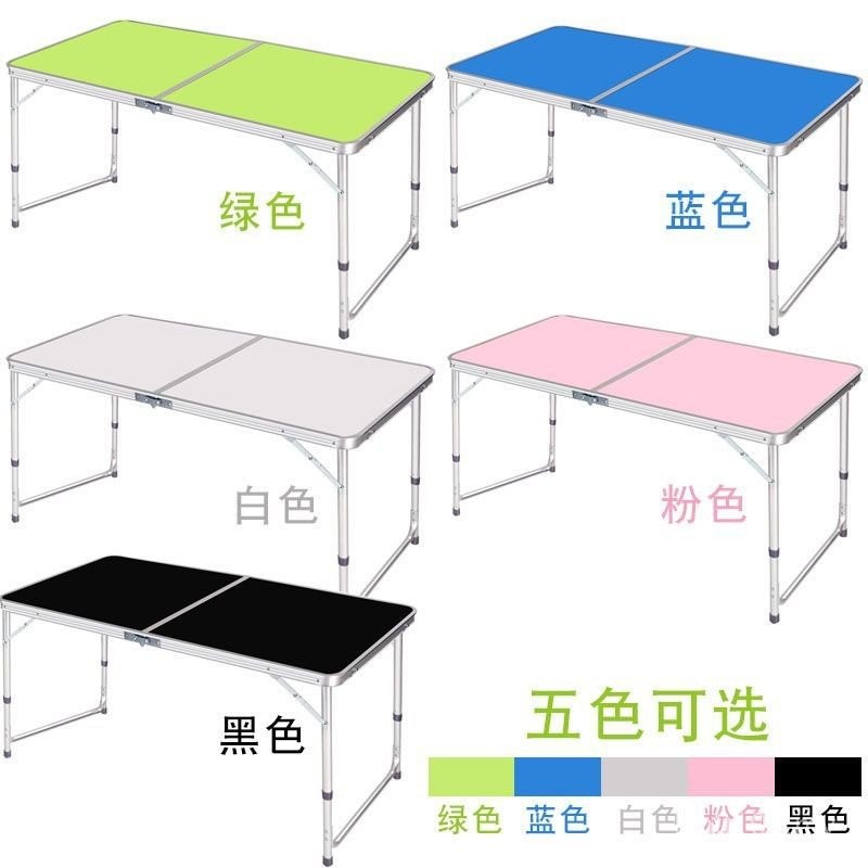 Round Outdoor Portable Stall Table Chair Travel Portable Folding Night ...