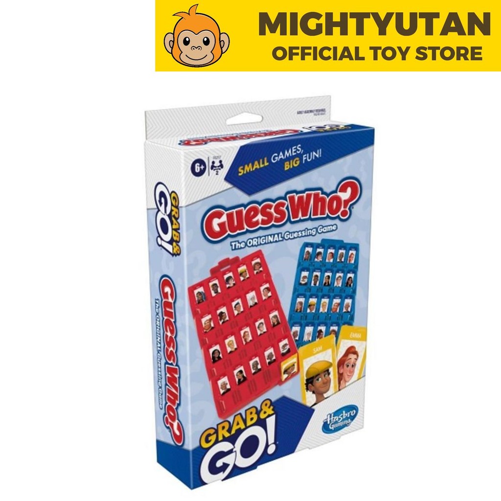 Guess Who? Grab and Go Game, Original Guessing Game for Ages 6 and up ...