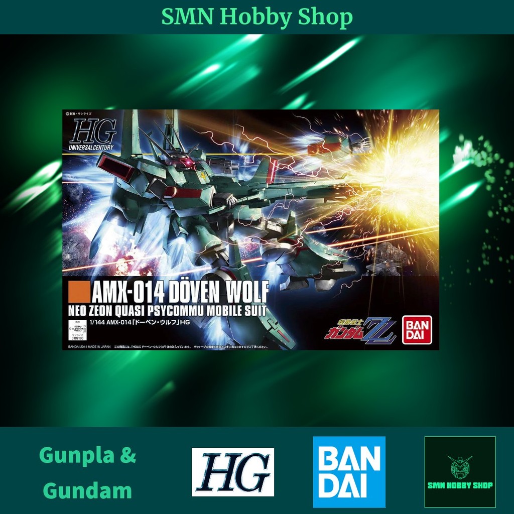 HG 1/144 AMX-014 Doven Wolf Gunpla Gundam Toys Plastic Model Kit [HGUC ...