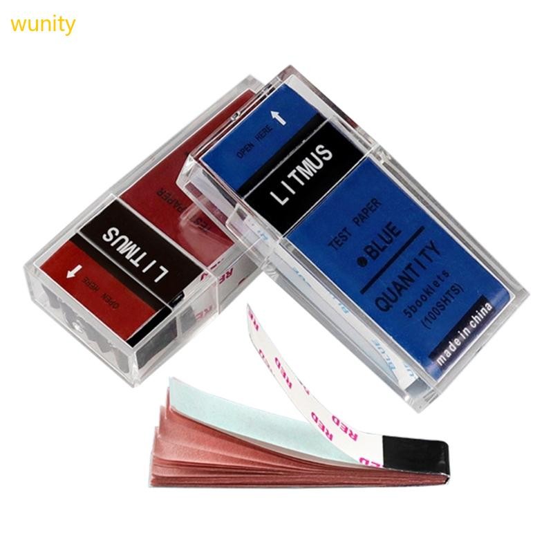 Wuni Instantly Acid and Base Detection Strips 2Pack With Red And Blue ...