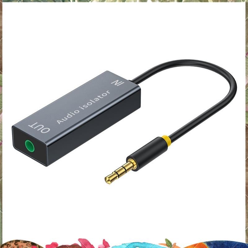 3.5mm Audio Isolator Speaker Line Isolator for Car Stereo Audio System ...