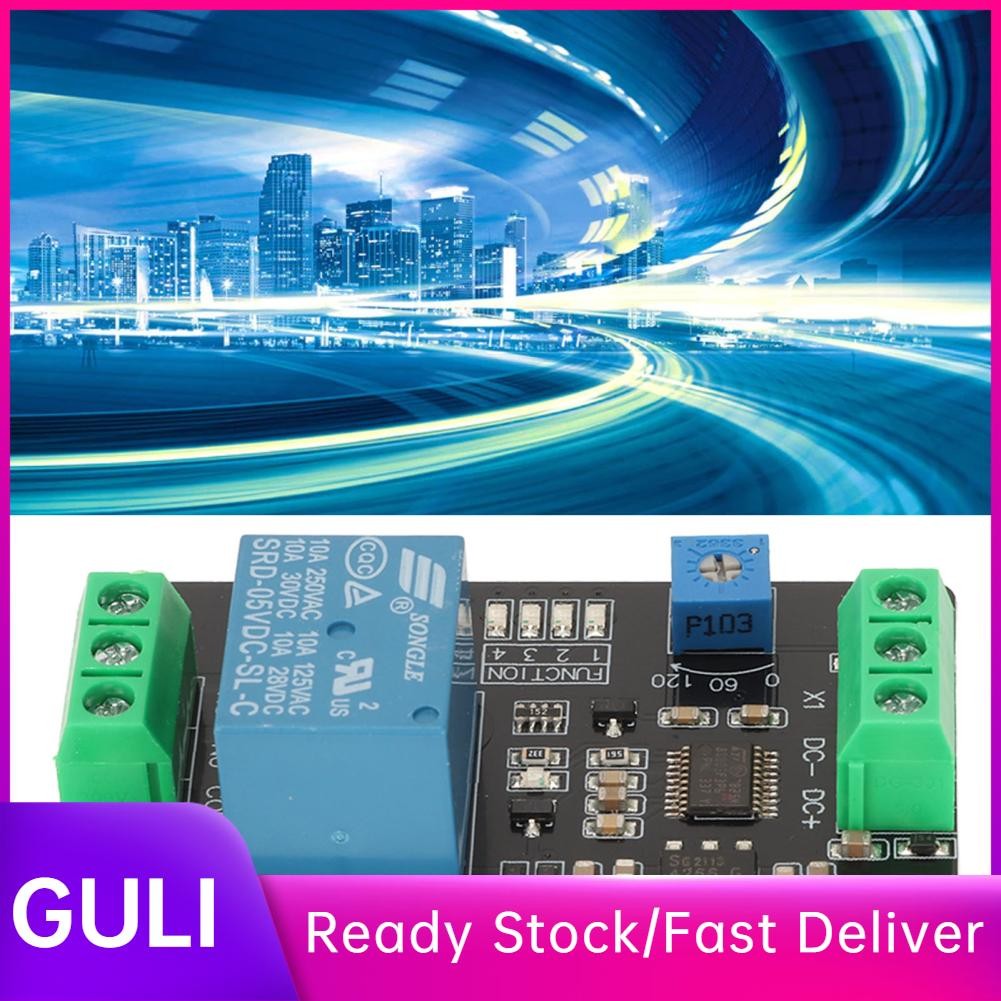 guli-my Time Delay Relay Module Timer with Trigger Function Auto Lock ...