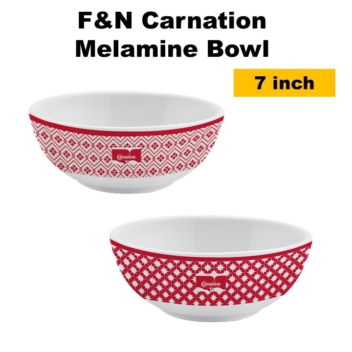 F&N Carnation Melamine Bowl (7"Inch) | Shopee Malaysia