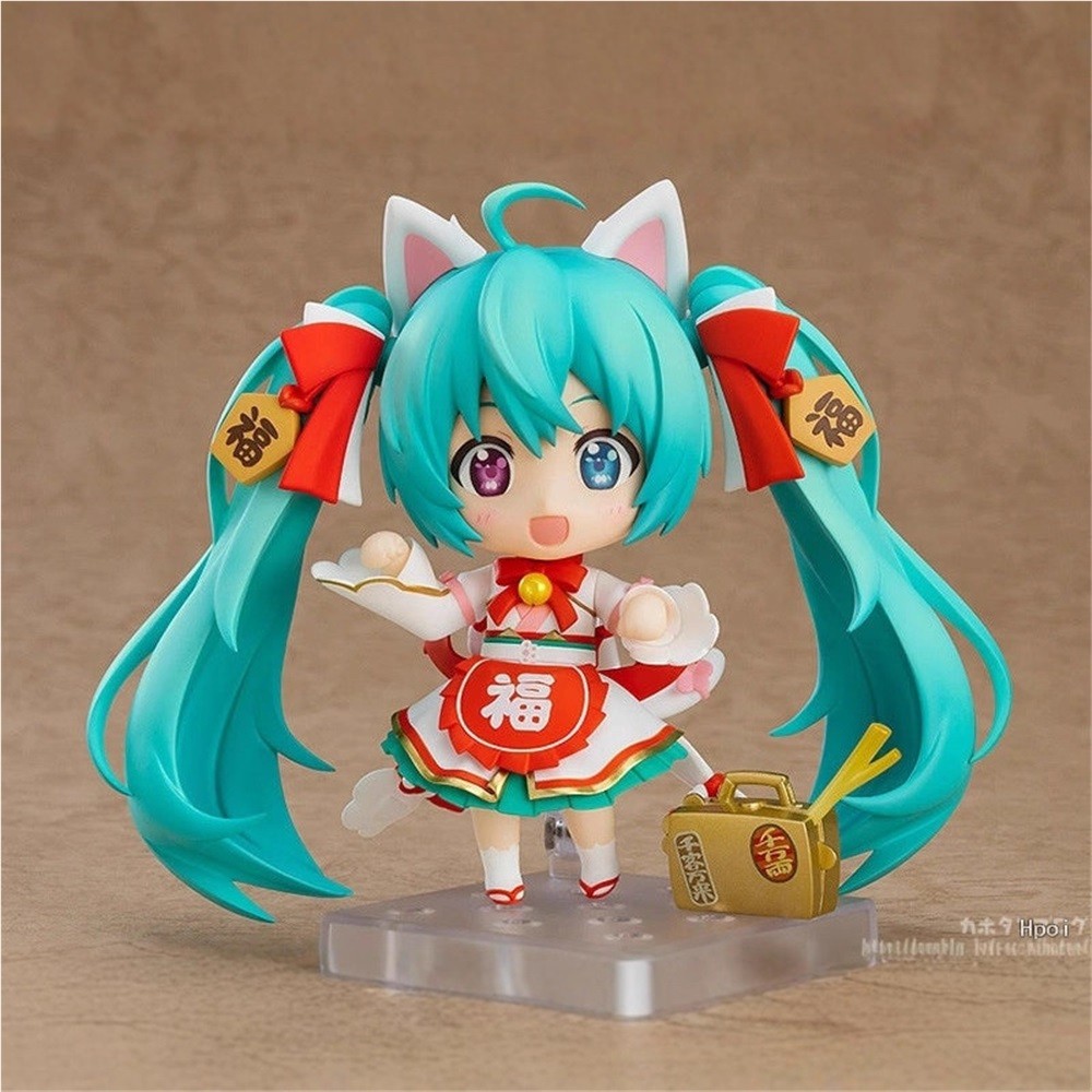 HATSUNE MIKU MANEKINEKO Ver. Q Version Nendoroid 1777# Face Swap Action ...