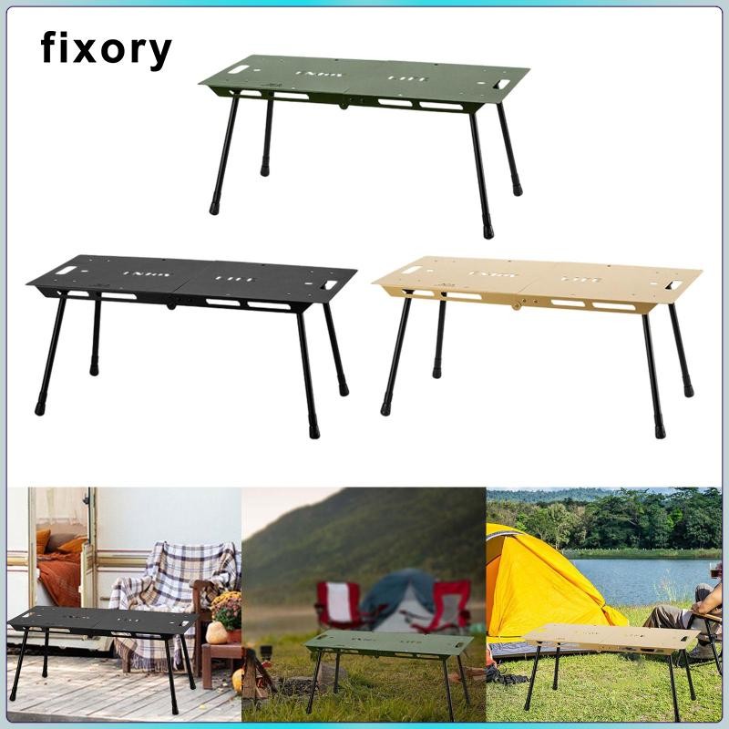 fixory Folding Table, Outdoor Table Lightweight Desk Furniture Portable ...