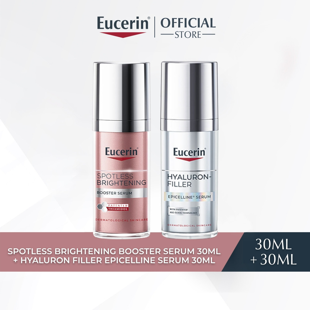 Eucerin Spotless Brightening Booster Serum 30ml + Eucerin Hyaluron ...