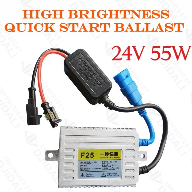 Quick-Start 55W HID Ballast 24V Waterproof Shockproof for Truck Bus Car ...