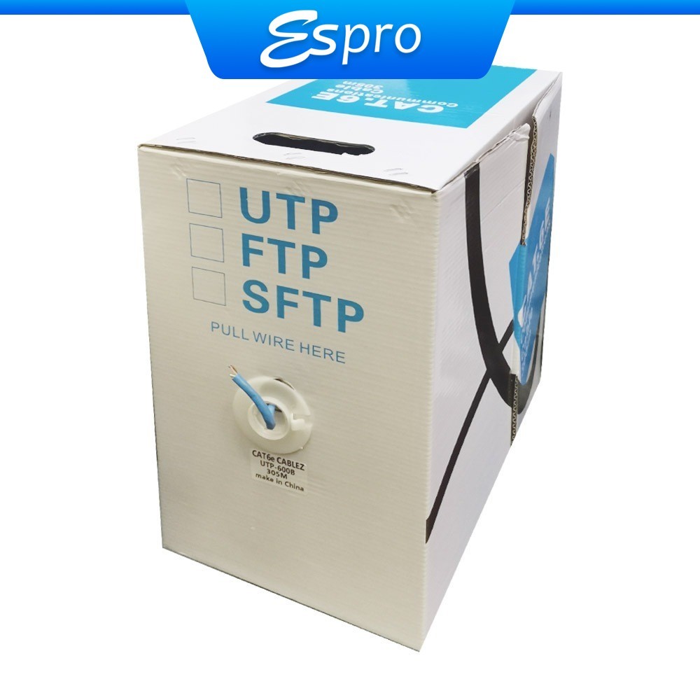 CAT6E UTP RJ45 305M CABLE CCA Ethernet Cable Network LAN Pull Box UTP ...