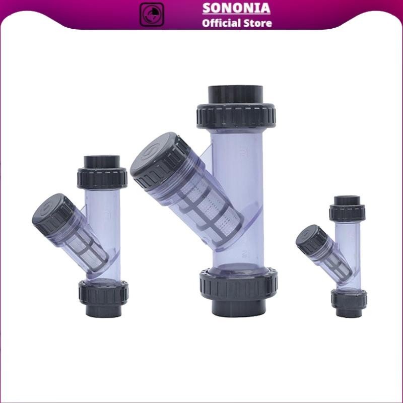 [SONONIA] Industrial Plumbing Y Strainers Clear PVC Sediment Y-strainer ...