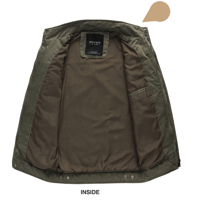 Casual Army Military Jacket Men Plus Size M-6XL Jaqueta Masculina Air ...