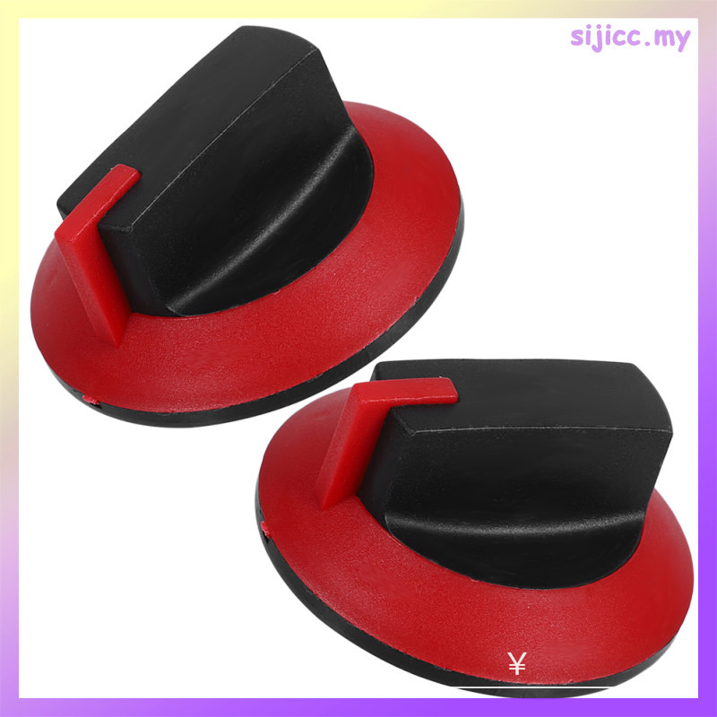 2 Pcs Switch Knob Cooker Gas Range Safety Knobs Button Electric Oven ...