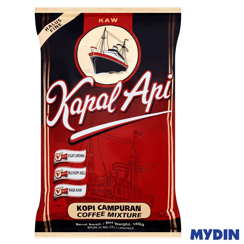 Kopi Kapal Api Coffee Mixture Halus (158g) | Shopee Malaysia