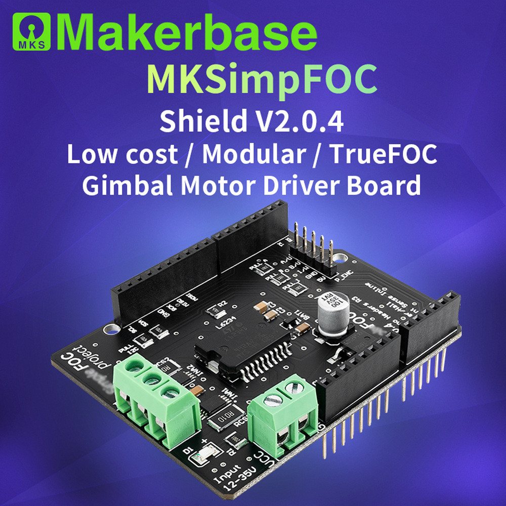 Makerbase MKS SimpleFOC Shield V2.0.4 Pengawal FOC Tanpa Brushless ...