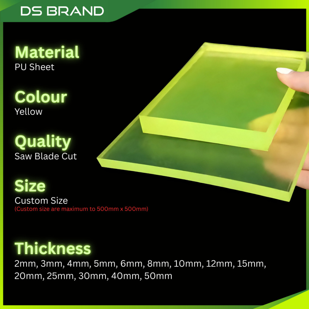 Getah PU / Urethane / Rubber / Polyurethane Elastomer Sheet / Cut to ...