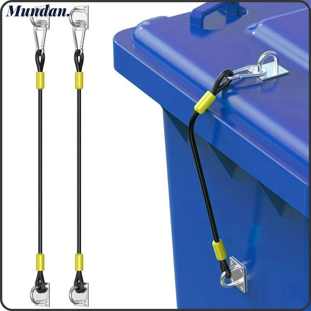 MUNDAN Outdoor Trash Can Lid Lock, Heavy Duty Multipurpose Waste ...