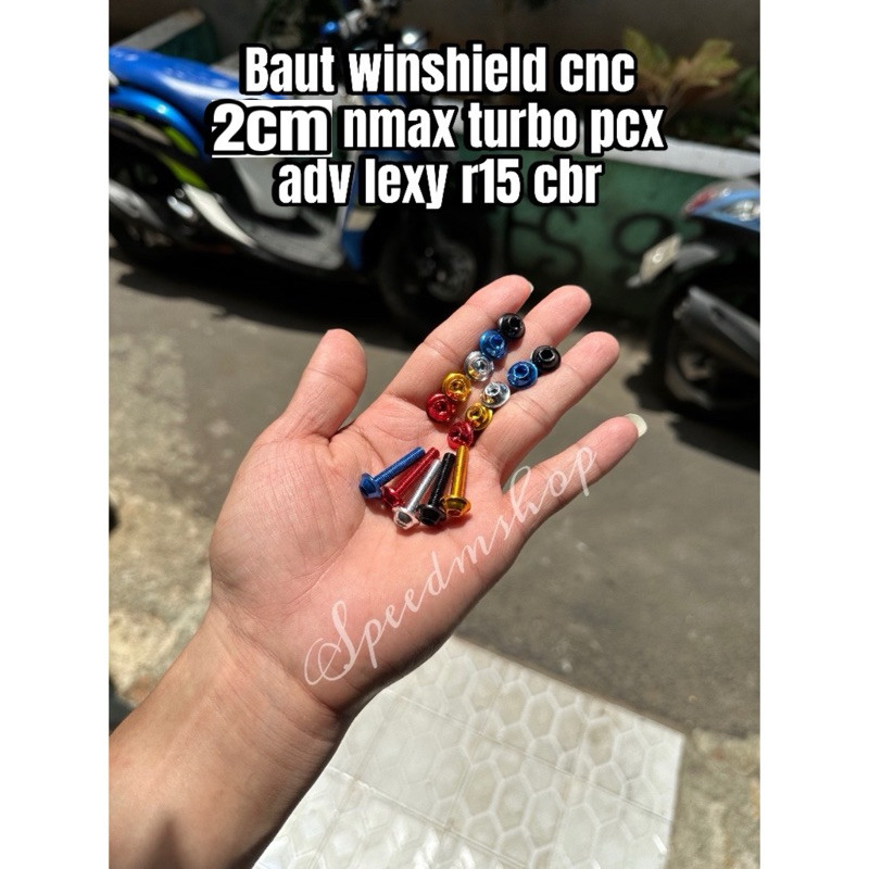 VISOR BOLT WINSIELD VISOR PROBOLT BOLT NMAX TURBO PCX LEXY NMAX NEW ...