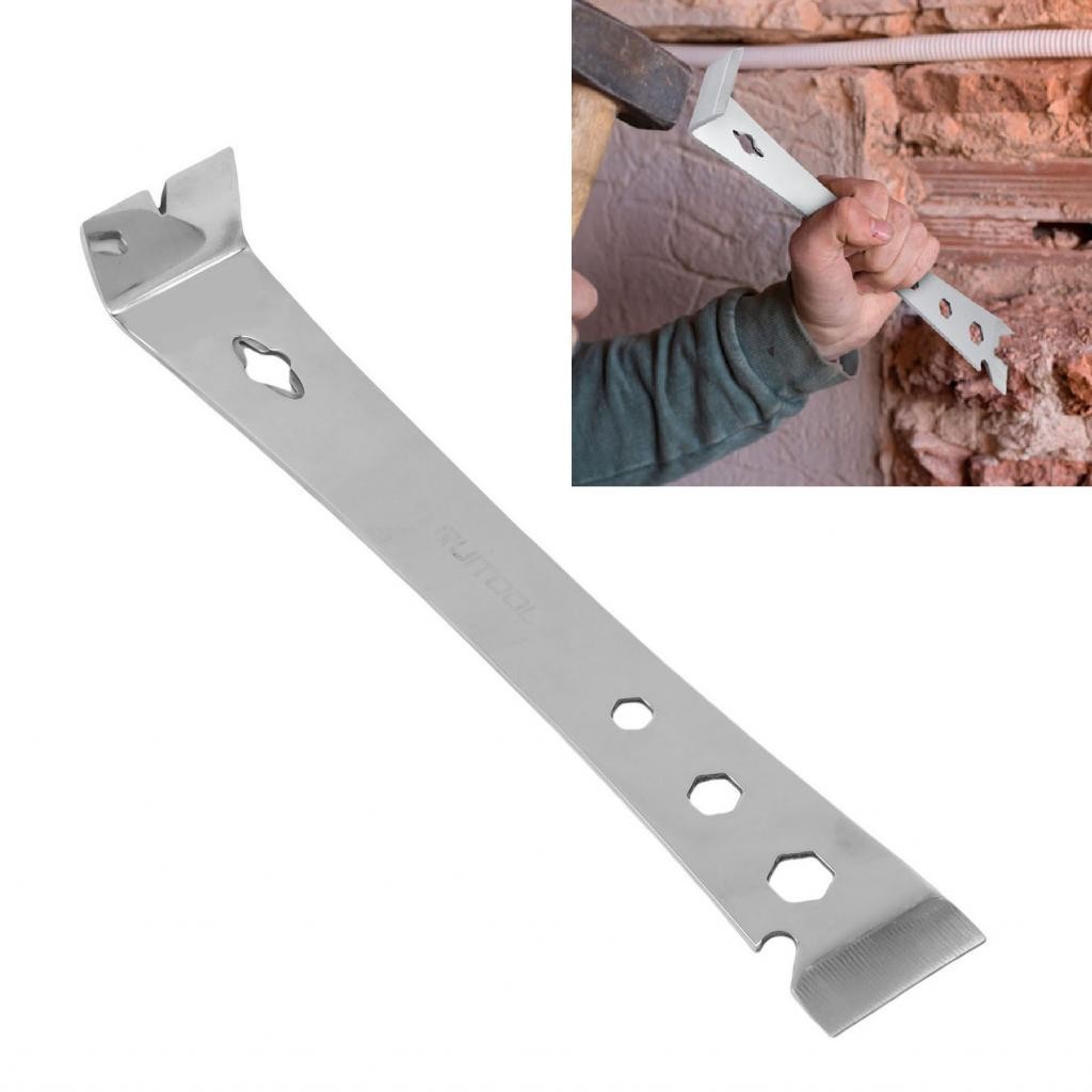 soxii-my Jiawu Stainless Steel Pry Bar Scraper Nail Puller Trim Tool 2 ...