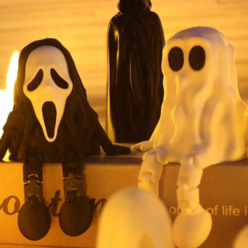 ADL 3D Printed Cute Ghost Figurines Fidget Toys Joint Movable Ghost ...