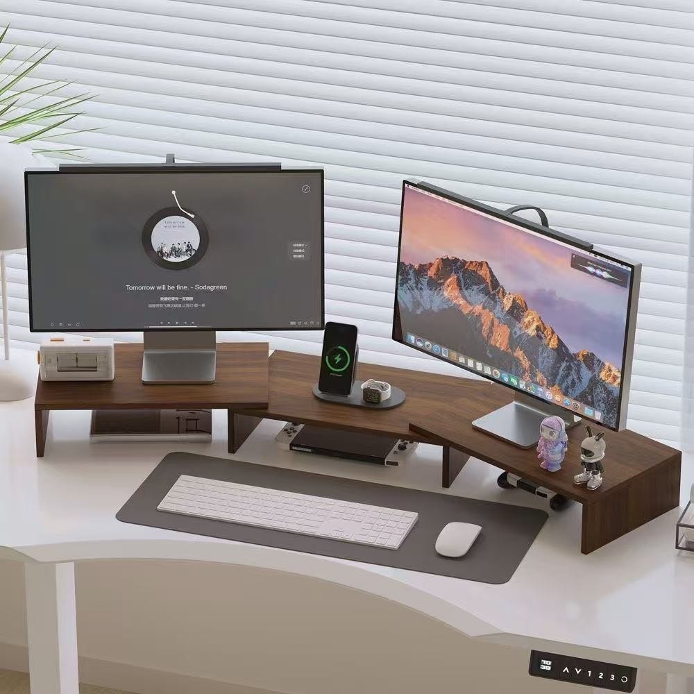 180° Rotate Desktop PC Rack Table Organizer 80-120cm Extendable ...
