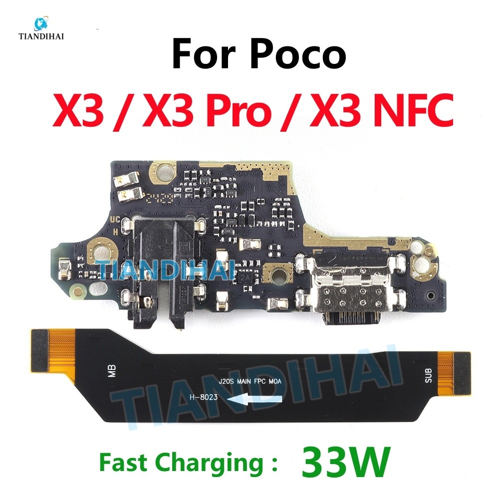 For Xiaomi Poco X3 / X3 Pro / X3 NFC USB Charging Board Connector Plug ...