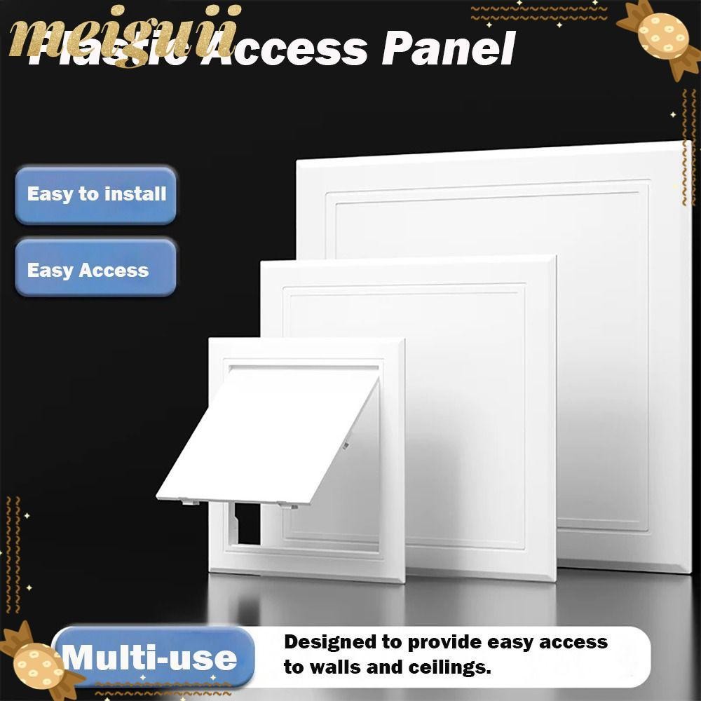MEIGUII ABS Access Panel Door Hinged Access Hatch White Plastic ...