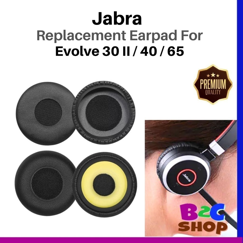 1 Pair Jabra Evolve 30 II / Evolve 40 / Evolve 65 MS/UC Headset ...