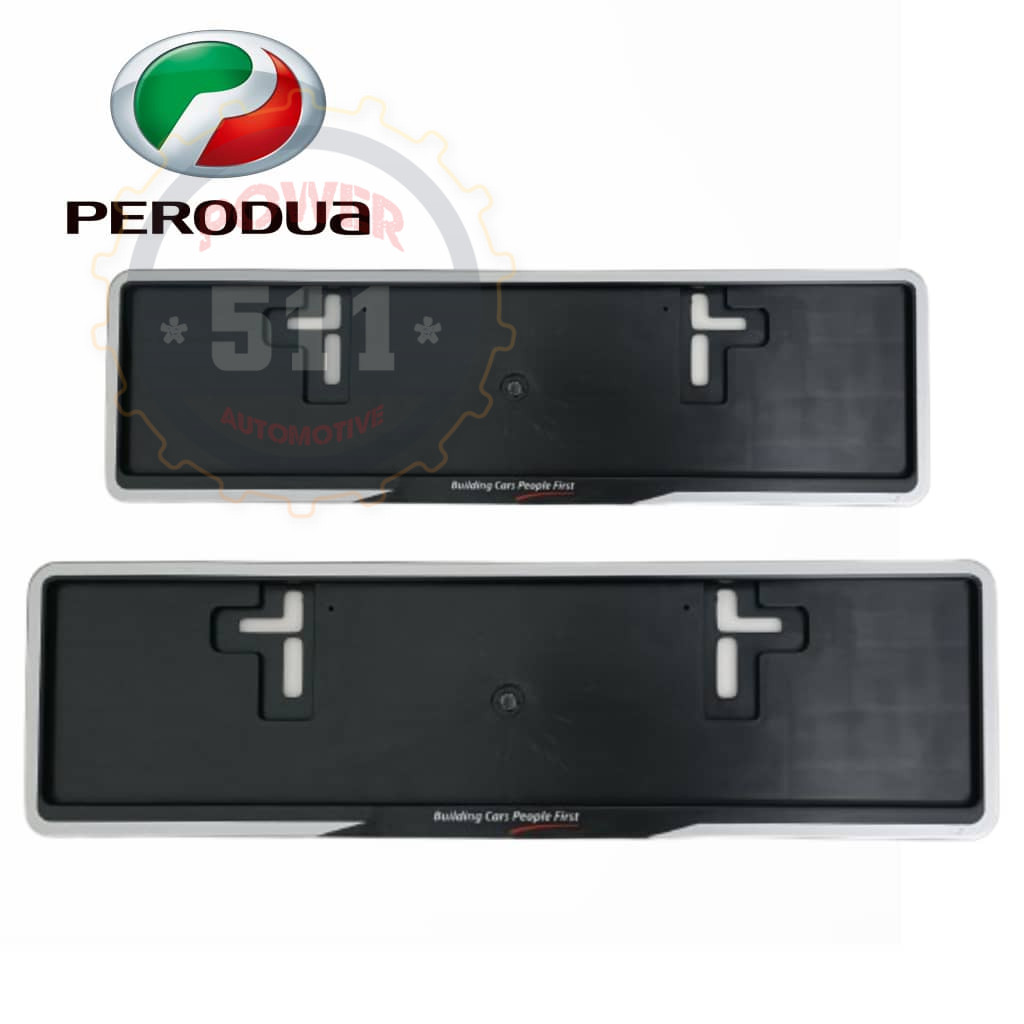 Frame + Number Plate / PERODUA ALZA BEZZA MYVI ARUZ AXIA VIVA KANCIL ...