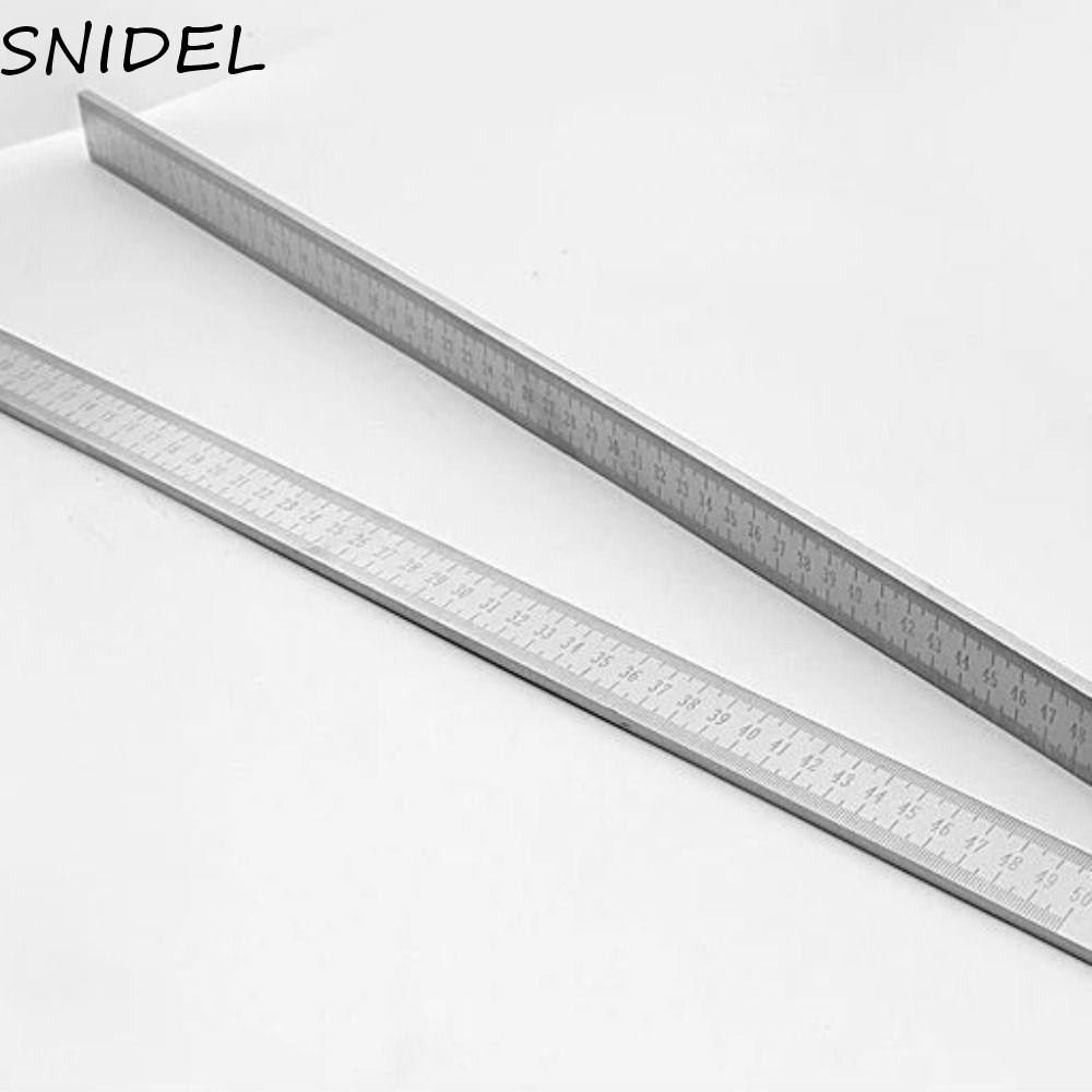 SNIDEL Stainless Steel Ruler, Dual-Scale Rust-proof Forging Stick Ruler ...